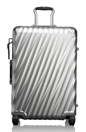Large Silver Aluminum Luggage
