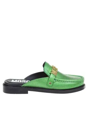 Moschino Moccasin In Color Leather