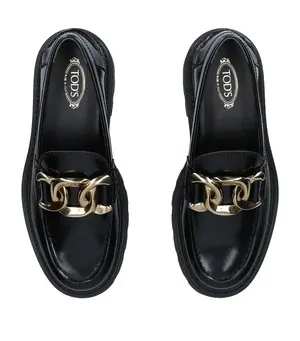 TOD'S Leather Lug-sole Loafers