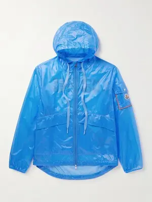 Moncler Ebizo Logo-print Nylon-ripstop Hooded Jacket