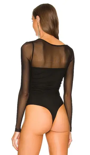 MICHAEL COSTELLO X Mamie Bodysuit - Black