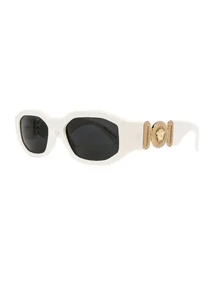 Versace VERSACE Tribute Sunglasses White & Grey