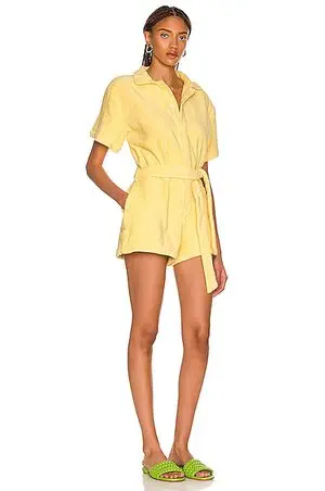 TERRY. Il Pareo Romper In Yellow