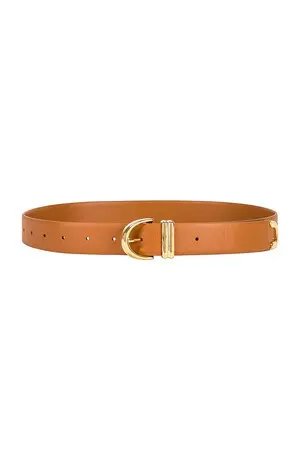 Khaite KHAITE Skinny Bambi Belt Caramel