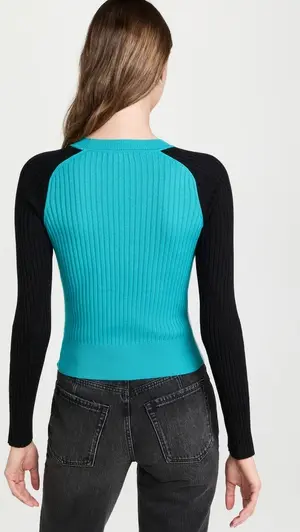 Rag & Bone Navaya Cotton Cashmere Crew Sweater