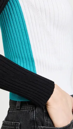 Rag & Bone Navaya Cotton Cashmere Crew Sweater