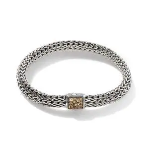 John Hardy Icon Chain Bracelet With Gemstones 6.5mm Citrine