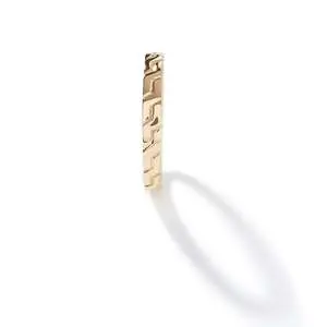 John Hardy Carved Chain Band Ring Slim