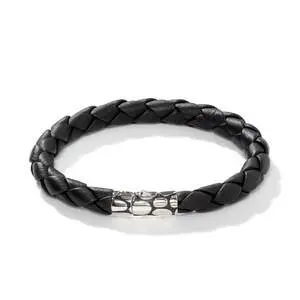John Hardy Kali Station Bracelet Leather - Black