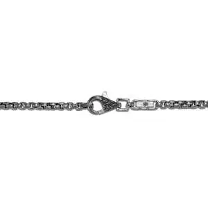 John Hardy Cross Pendant Necklace, Dark Diamonds