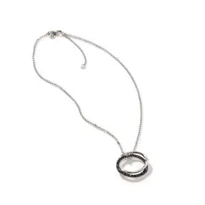 John Hardy Bamboo Pendant Necklace Pav