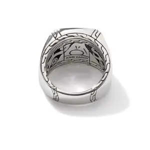 John Hardy Carved Signet Ring