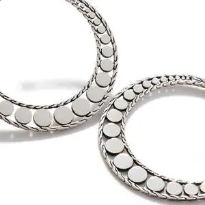 John Hardy Dot Hoop Earrings
