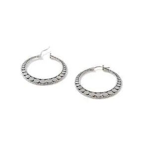 John Hardy Dot Hoop Earrings