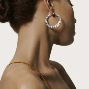John Hardy Dot Hoop Earrings