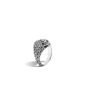John Hardy Reticulated Signet Ring - Multicolor