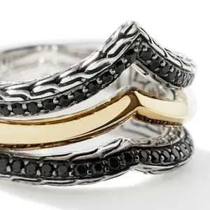 John Hardy Tiga Multi Row Ring