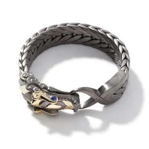 John Hardy Naga Bracelet, Dark Gold, 16mm - Silver
