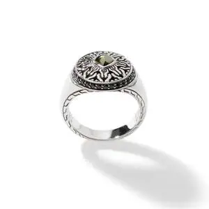 John Hardy Radial Pavé Signet Ring
