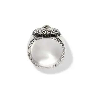 John Hardy Radial Pavé Signet Ring