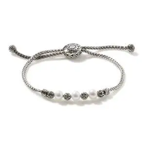 John Hardy Pearl Slider Bracelet - Sterling Silver