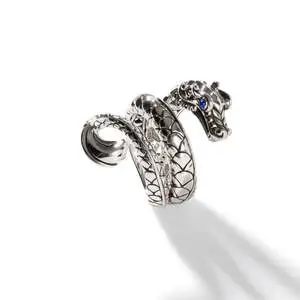 John Hardy Naga Ring With Sapphire