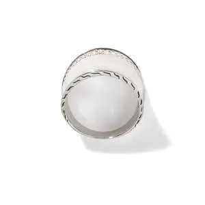 John Hardy Palu Saddle Ring With Diamonds