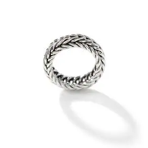 John Hardy Icon Chevron Wide Band Ring