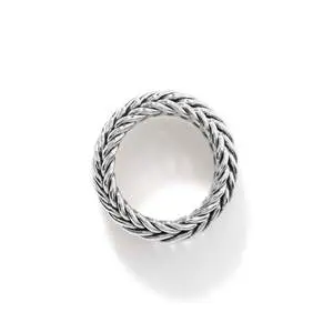John Hardy Icon Chevron Wide Band Ring