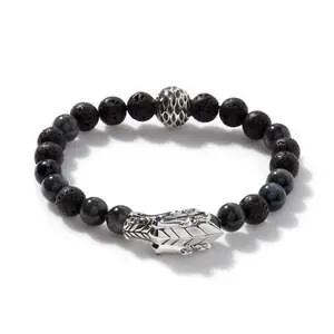 John Hardy Naga Beaded Bracelet - Sterling Silver
