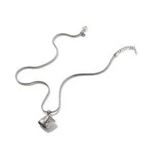 John Hardy Carved Chain Pendant Necklace