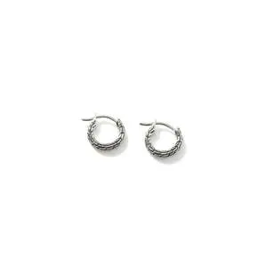 John Hardy Carved Chain Convertible Drop Earrings