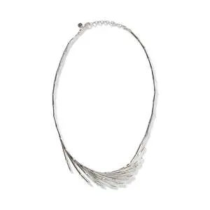 John Hardy Bamboo Fan Necklace - Sterling Silver