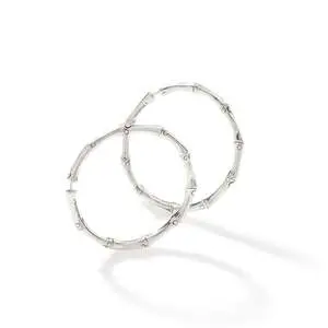 John Hardy Bamboo Hoop Earrings