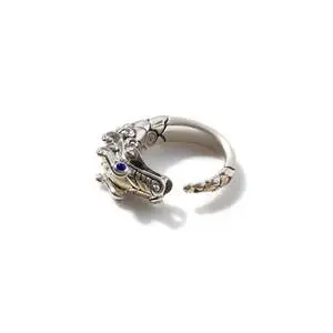 John Hardy Naga Ring In And 18k Yellow Gold - Sterling Silver