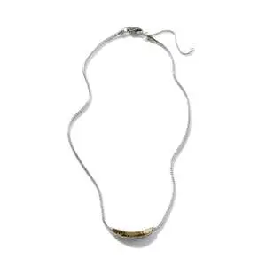 John Hardy Palu Crescent Necklace Gold - Sterling Silver