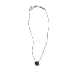 John Hardy Sterling Carved Chain Pendant Necklace