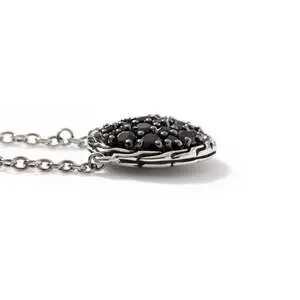 John Hardy Sterling Carved Chain Pendant Necklace