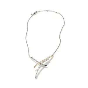 John Hardy Bamboo Pavé Collar Necklace