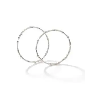 John Hardy Bamboo Hoop Earrings Large