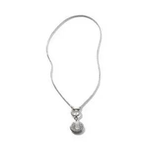 John Hardy Pendant Keyring Necklace - Sterling Silver