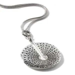 John Hardy Carved Chain Pendant Necklace