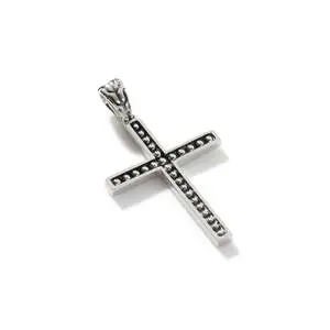 John Hardy John Hardy Jawan Cross Pendant Necklace Silver
