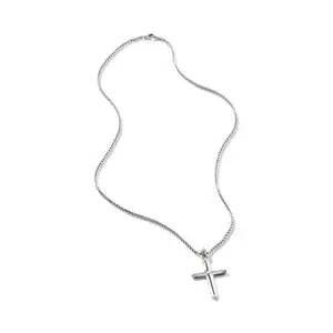 John Hardy Classic Chain Cross Pendant Necklace - Sterling Silver