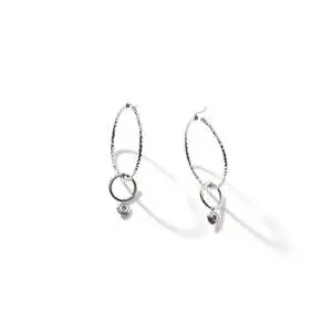 John Hardy Palu Interlocking Hoop Earrings