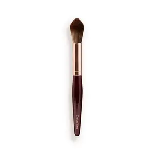 Charlotte Tilbury Powder & Sculpt Brush - Rose Gold & Night Crimson