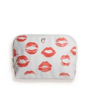 Charlotte Tilbury 1st Edition Makeup Bag - Lip Print Canvas Makeup Bag