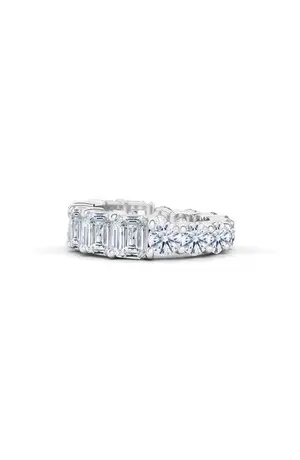 HAUTECARAT Lab-created Diamond Eternity Ring - 18k White Gold