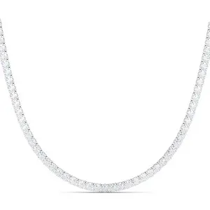 HAUTECARAT HauteCarat Lab-Created Diamond Tennis Necklace