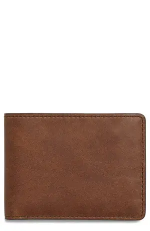 Shinola Navigator Leather Wallet - Medium Brown